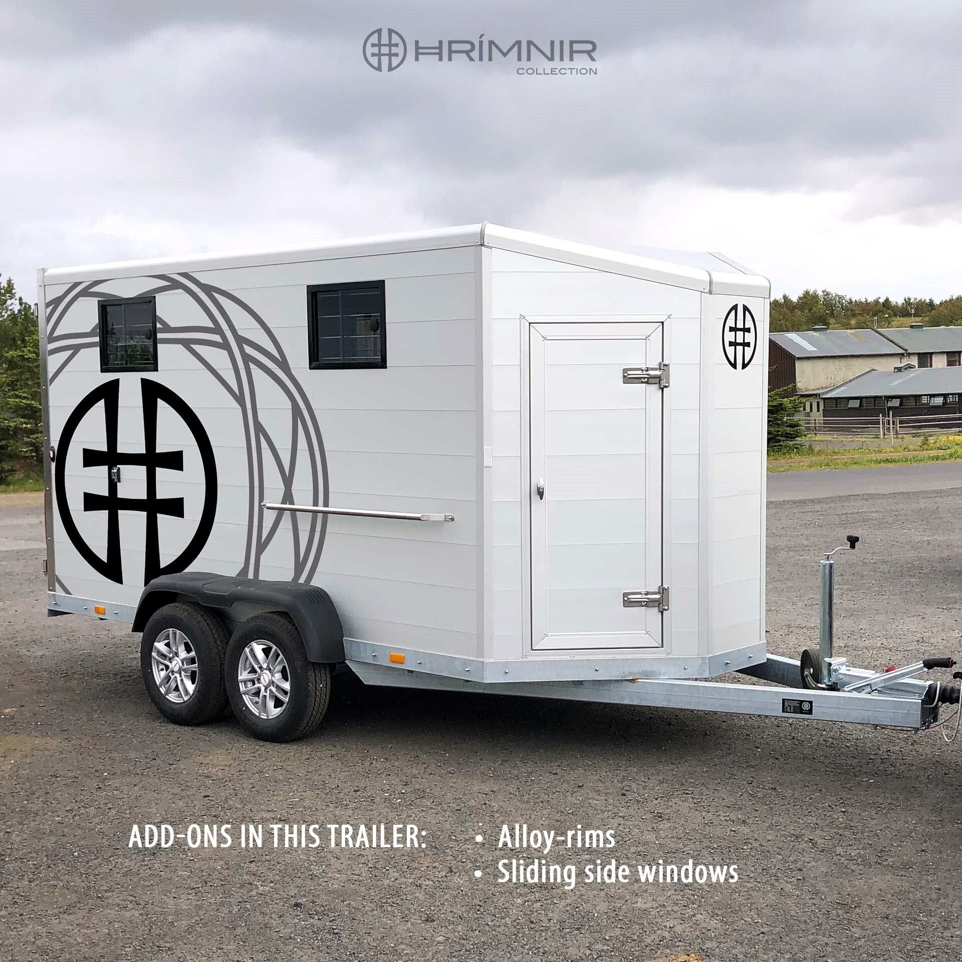 Hrímnir 4-5 Horse Trailer with Normal Saddle Chamber – Lightweight ...